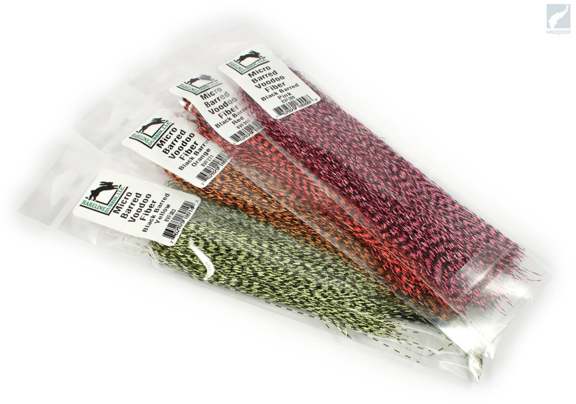 Micro Barred Voodoo Fiber | Hareline | Mistpool